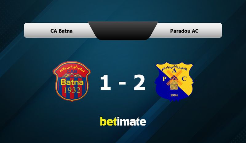 CA Batna vs Paradou AC Prediction, Odds & Betting Tips 01/15/2026
