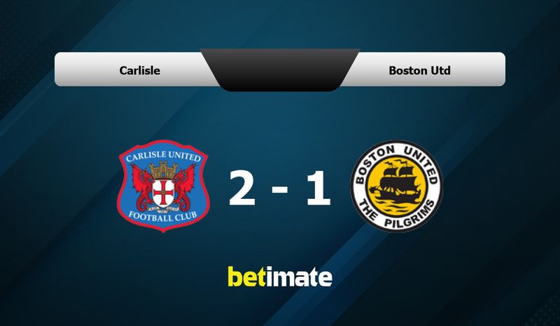 Carlisle vs Boston Utd Prediction, Odds & Betting Tips 10/11/2025