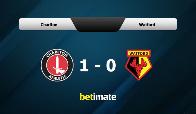Pronostic, cotes et conseils de paris Charlton vs Watford (08/09/2025)