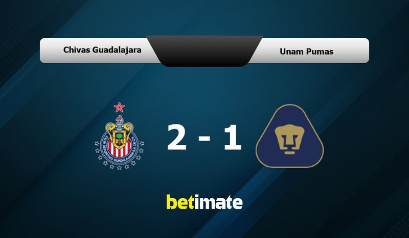Chivas Guadalajara vs Unam Pumas Prediction, Odds & Betting Tips 04/06/2026