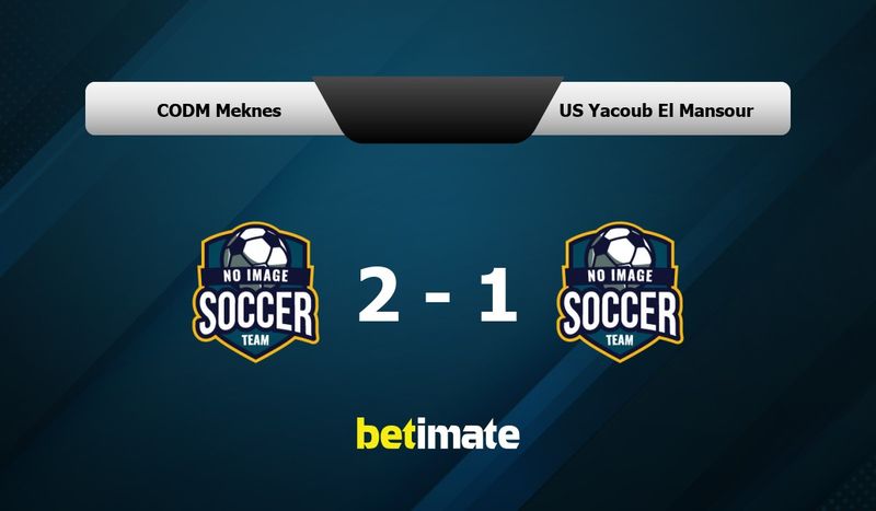 CODM Meknes vs US Yacoub El Mansour Prediction, Odds & Betting Tips 11 ...