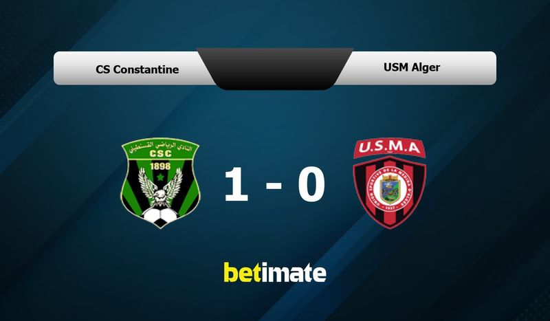 การทำนายผล CS Constantine ปะทะ USM Alger อัตราต่อรอง และเคล็ดลับการเดิม ...