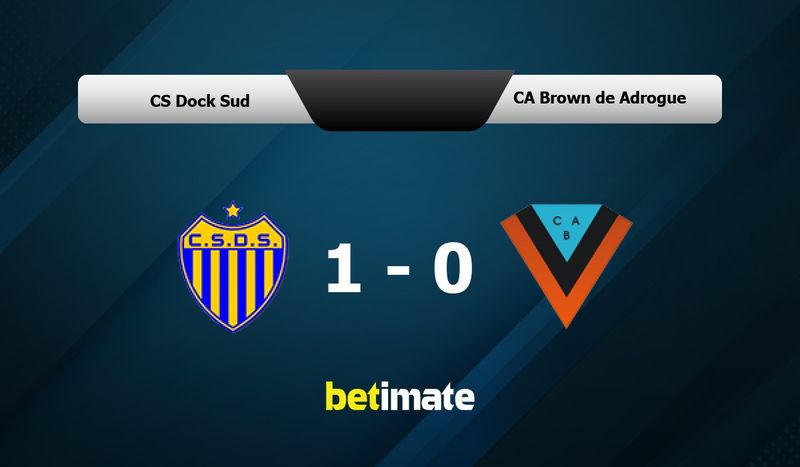CS Dock Sud vs CA Brown de Adrogue Prediction, Odds & Betting Tips 05 ...