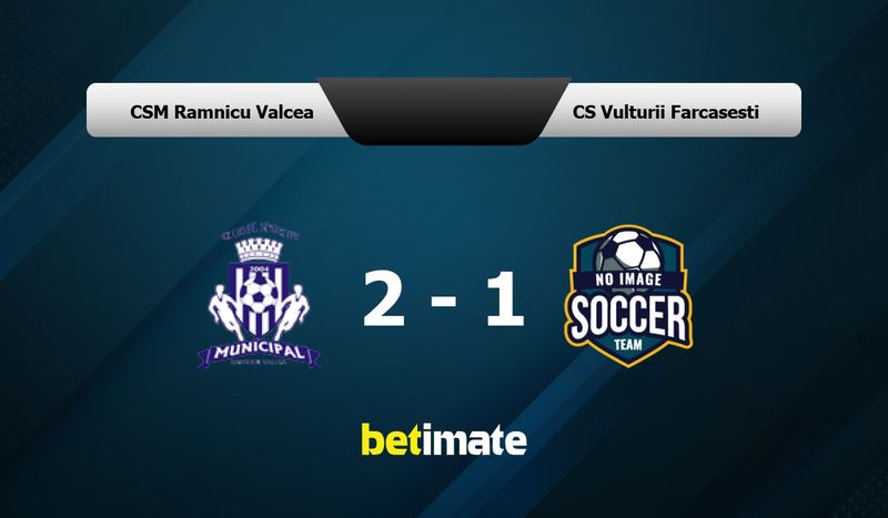 CSM Ramnicu Valcea vs CS Vulturii Farcasesti Prediction, Odds & Betting ...