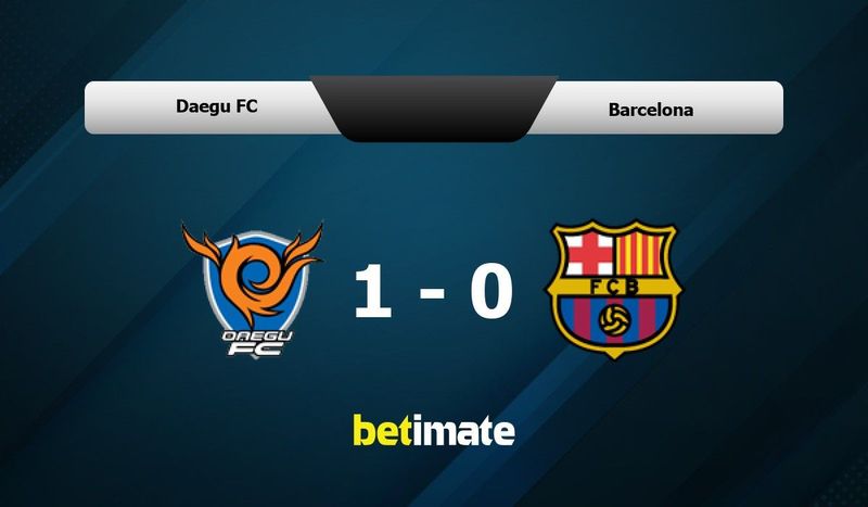 Daegu FC vs Barcelona Prediction, Odds & Betting Tips 08/04/2025