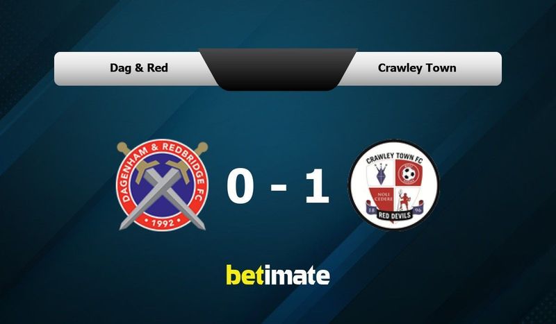 Dag & Red vs Crawley Town Prediction, Odds & Betting Tips 07/15/2025