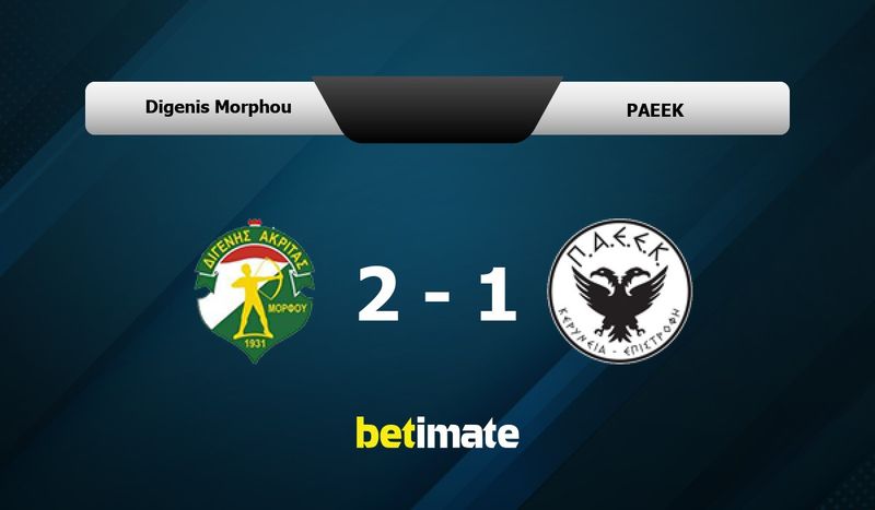 Digenis Morphou vs PAEEK Prediction, Odds & Betting Tips 01/03/2026
