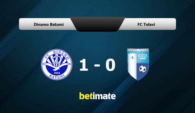 Dinamo Batumi vs FC Telavi Prediction, Odds & Betting Tips 09/19/2025