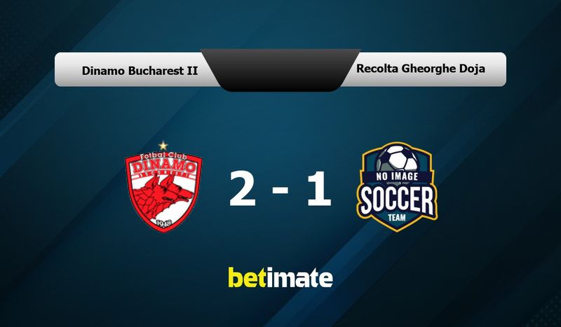 Dinamo Bucharest II vs Recolta Gheorghe Doja Prediction, Odds & Betting ...