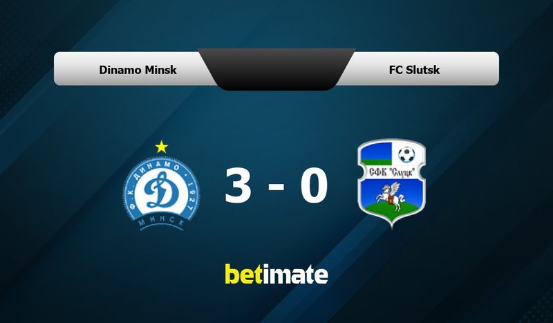 Dinamo Minsk vs FC Slutsk Prediction, Odds & Betting Tips 11/02/2025