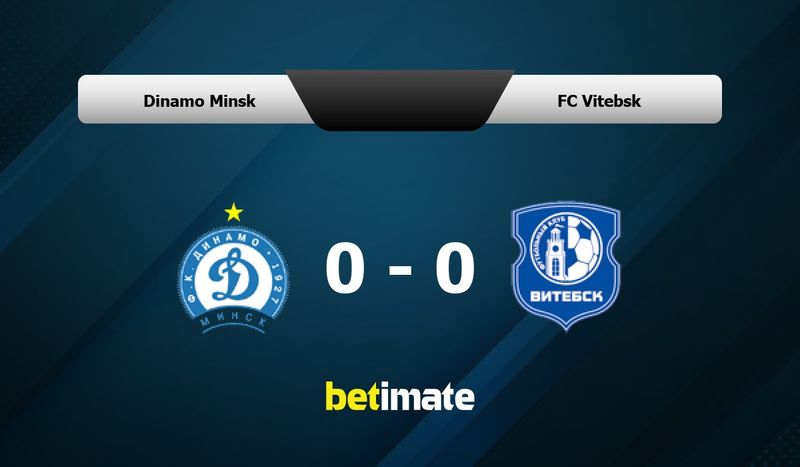 Dinamo Minsk vs FC Vitebsk Prediction, Odds & Betting Tips 12/03/2025