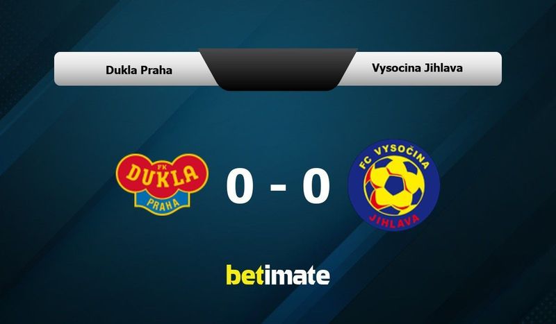 Predicción, cuotas y consejos de apuestas Dukla Praha vs Vysocina Jihlava 02/07/2025