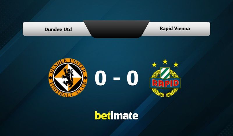 Dundee Utd vs Rapid Vienna Prediction, Odds & Betting Tips 08/14/2025
