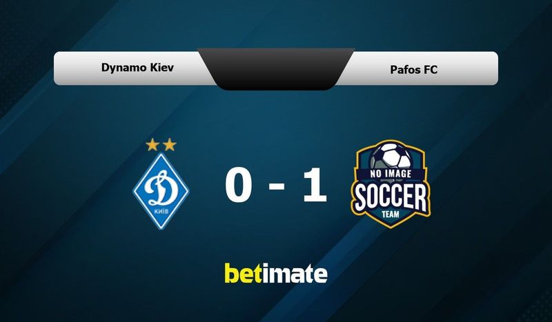 Dynamo Kiev vs Pafos FC Prediction, Odds & Betting Tips 08/05/2025