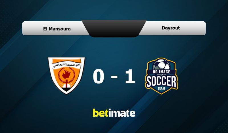 El Mansoura vs Dayrout Prediction, Odds & Betting Tips 10/24/2025