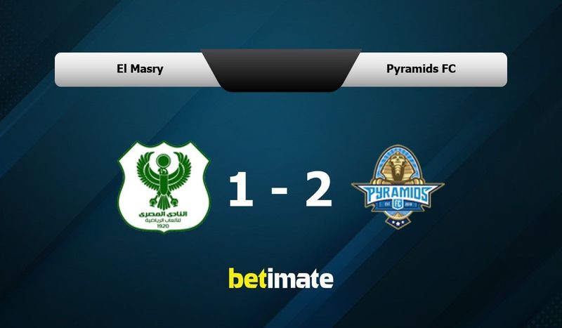 El Masry vs Pyramids FC Prédiction, cotes et conseils de paris 27/08/2024