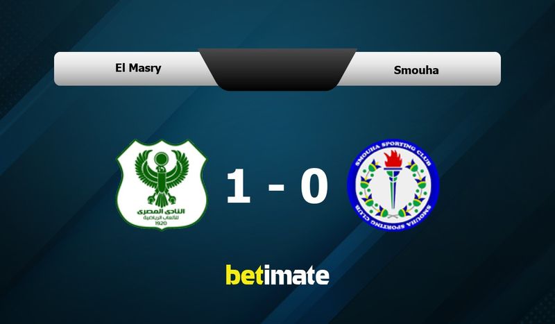 El Masry vs Smouha Prediction, Odds & Betting Tips 10/22/2025