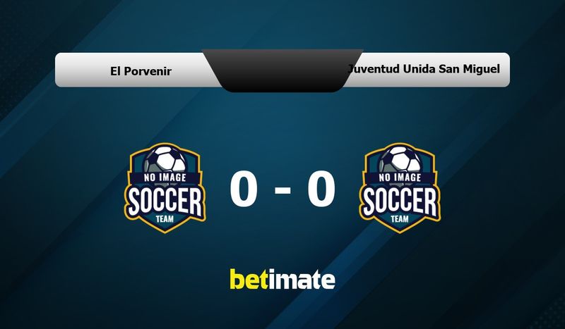 El Porvenir vs Juventud Unida San Miguel Prediction, Odds & Betting ...
