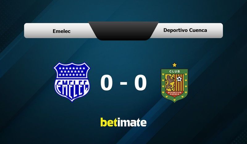 Emelec vs Deportivo Cuenca Prédiction, cotes et conseils de paris 11/08 ...