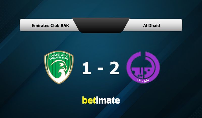 Emirates Club RAK vs Al Dhaid Prediction, Odds & Betting Tips 02/07/2026
