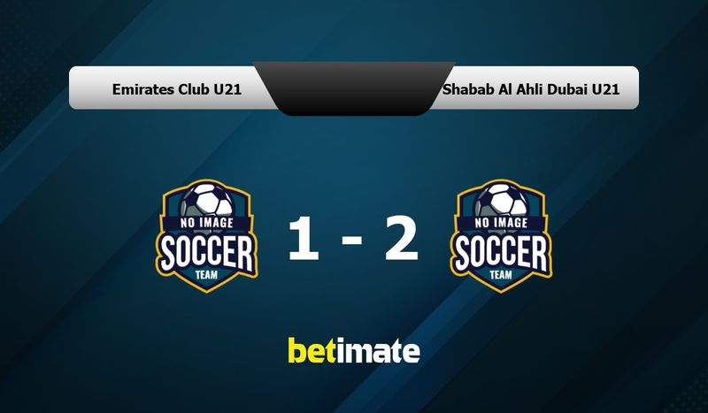 Emirates Club U21 vs Shabab Al Ahli Dubai U21 Prediction, Odds ...