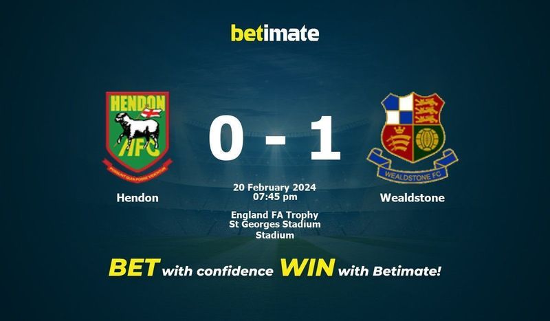 Hendon vs. Wealdstone Live-Kommentar und Ergebnis, 20.02.2024 (England ...