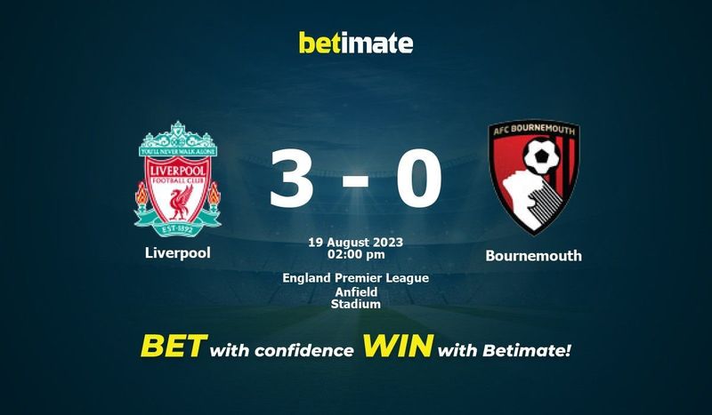 Liverpool Vs Bournemouth Live Commentary And Result 08 19 2023 England