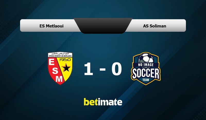 ES Metlaoui vs AS Soliman Prediction, Odds & Betting Tips 01/23/2026