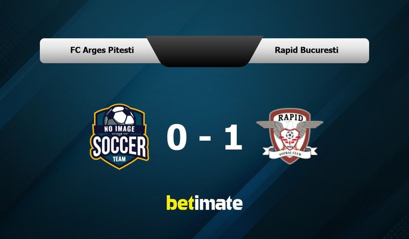 FC Arges Pitesti vs Rapid Bucuresti Prediction, Odds & Betting Tips 12 ...