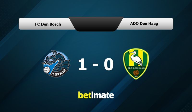 FC Den Bosch vs ADO Den Haag Prediction, Odds & Betting Tips 10/28/2025