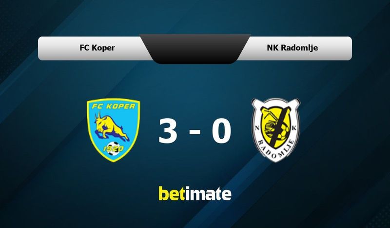 FC Koper vs NK Radomlje 预测、赔率和投注技巧 08/09/2025