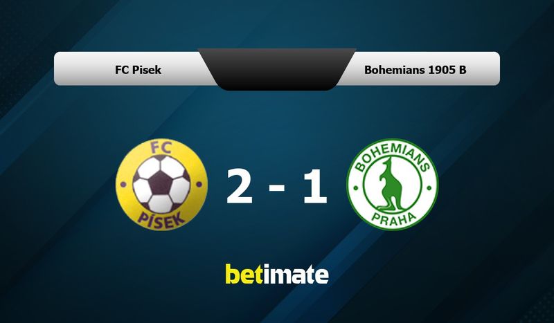 FC Pisek contre Bohemians 1905 B : Pronostic, cotes et conseils de ...