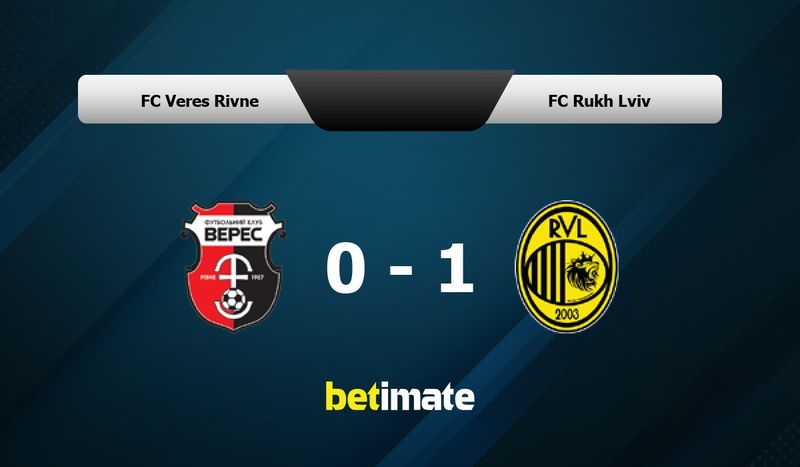 FC Veres Rivne vs. FC Rukh Lviv Vorhersage, Quoten und Wetttipps 11.08.2025