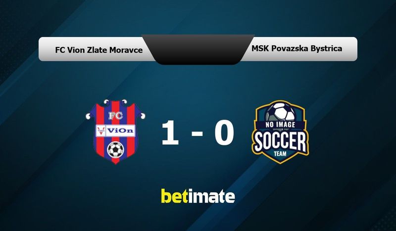 Predicciones, cuotas y consejos de apuestas de FC Vion Zlate Moravce vs MSK Povazska Bystrica 22 ...