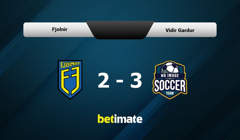 Fjolnir vs Vidir Gardur Prediction, Odds & Betting Tips 04/01/2026