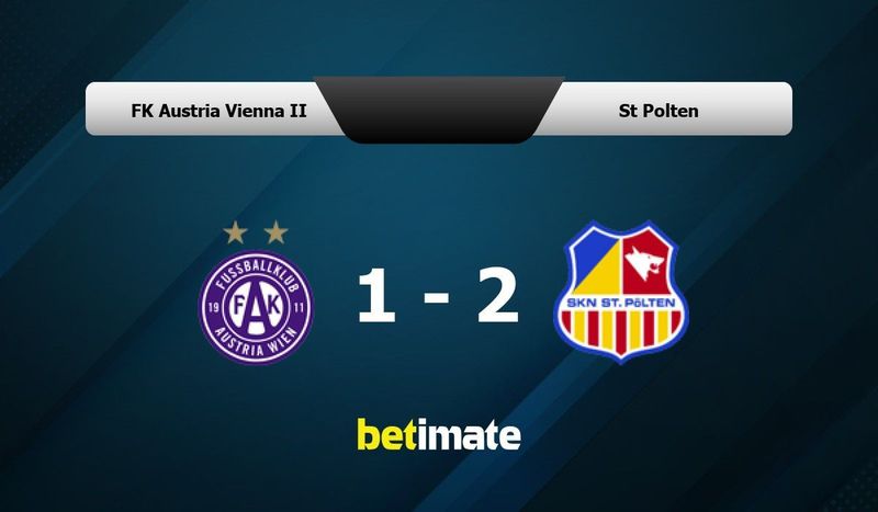 FK Austria Wien II vs. St. Pölten – Vorhersage, Quoten & Wett-Tipps 08. ...