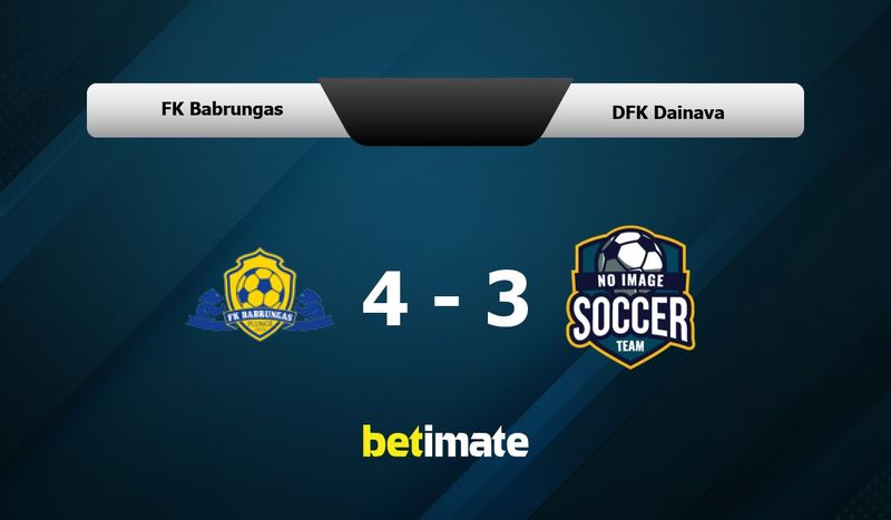 FK Babrungas vs DFK Dainava Prediction, Odds & Betting Tips 03/22/2026