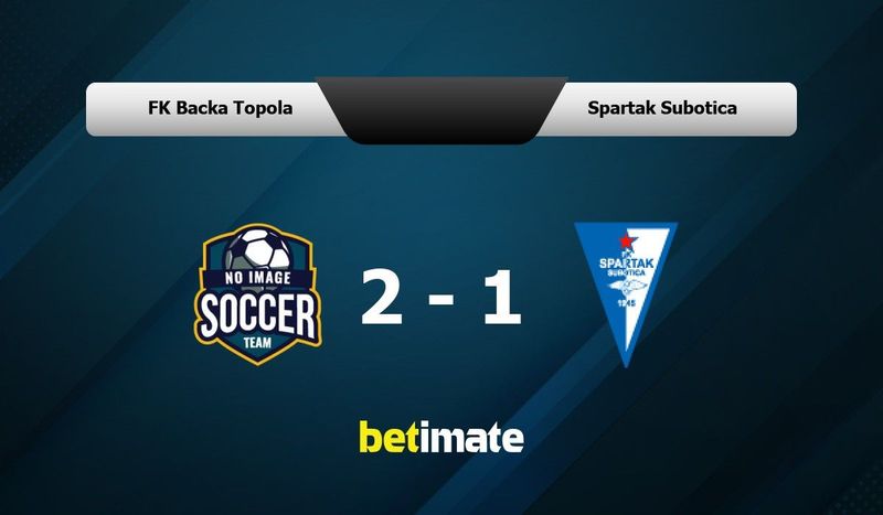 FK Backa Topola vs Spartak Subotica Prediction, Odds & Betting Tips 08 ...