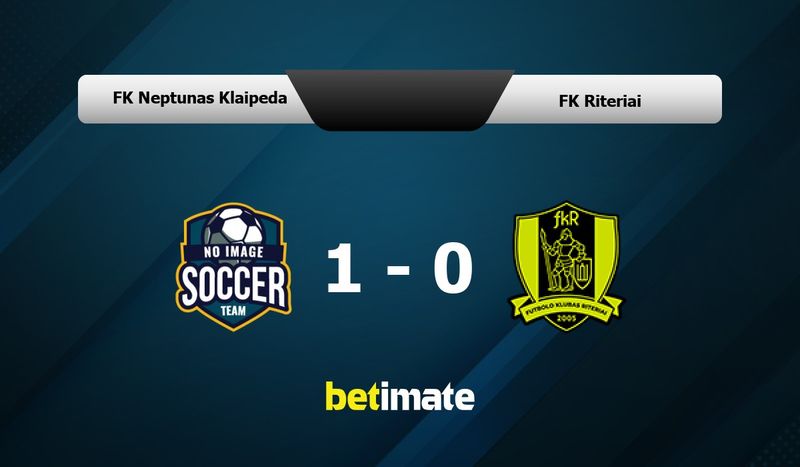 FK Neptunas Klaipeda 대 FK Riteriai 예측, 승률 및 베팅 팁 2025-11-15