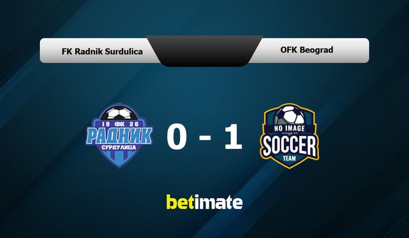 Prediksi FK Radnik Surdulica vs OFK Beograd, Peluang & Tips Taruhan 11 ...