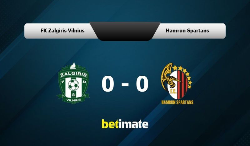 FK Zalgiris Vilnius vs Hamrun Spartans Prédiction, cotes et conseils de ...
