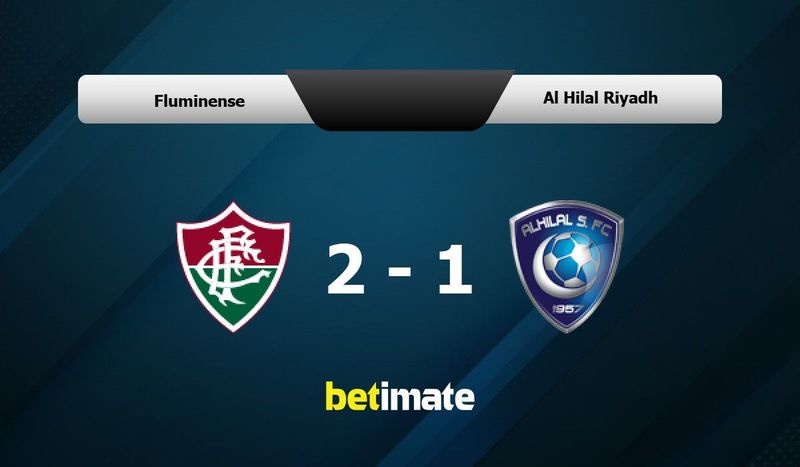 Pronostic, cotes et conseils de paris Fluminense vs Al Hilal Riyad (07 ...