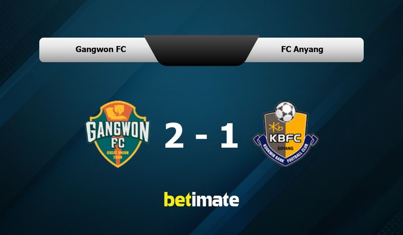 Gangwon FC vs FC Anyang Förutsägelse, odds och speltips 10/05/2025