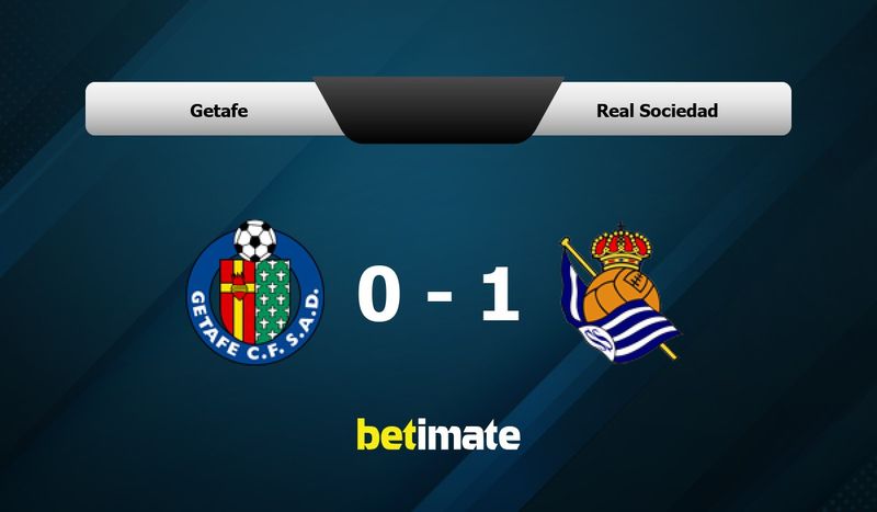 Getafe vs Real Sociedad Prediction, Odds & Betting Tips 01/09/2026