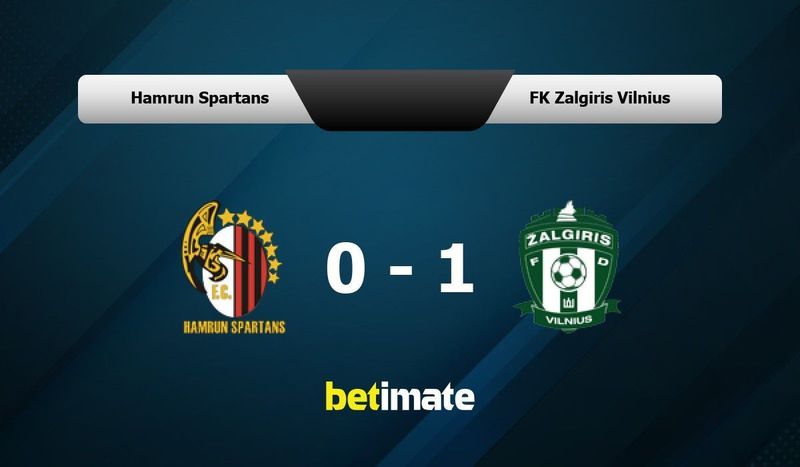 Hamrun Spartans vs FK Zalgiris Vilnius Prédiction, cotes et conseils de ...