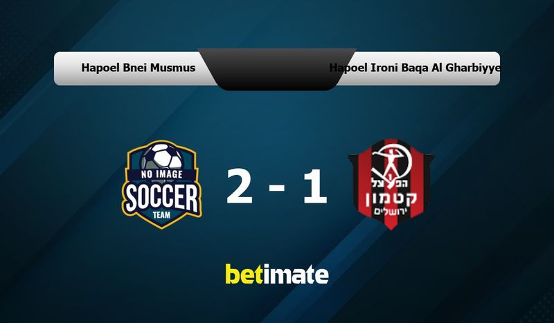 Hapoel Bnei Musmus vs Hapoel Ironi Baqa Al Gharbiyye Prediction, Odds & Betting Tips 12/15/2025