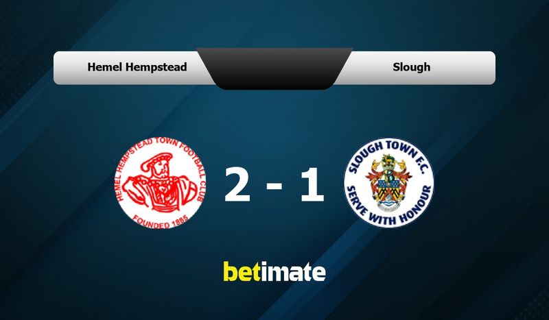 Hemel Hempstead vs Slough Prediction, Odds & Betting Tips 01/17/2026