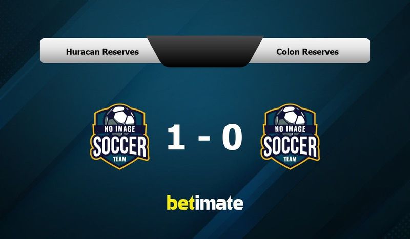 Palpite, odds e dicas de apostas para Huracán Reserves x Colón Reserves ...