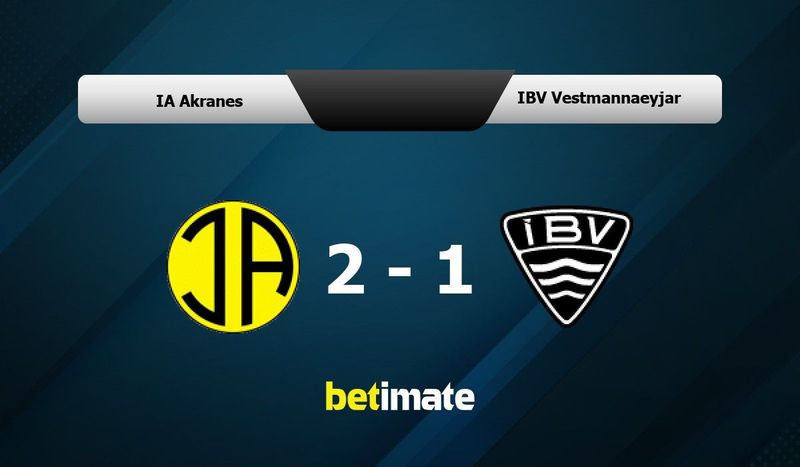 IA Akranes vs IBV Vestmannaeyjar Prediction, Odds & Betting Tips 06/01/2025
