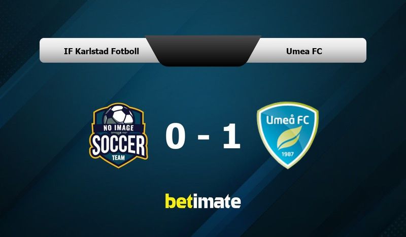 IF Karlstad Fotboll vs Umea FC Prédiction, cotes et conseils de paris ...